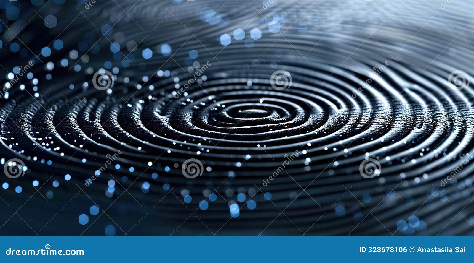 Fingerprint Abstract Background Stock Illustration - Illustration of ...