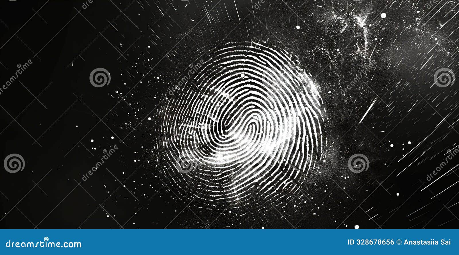 Fingerprint Abstract Background Stock Illustration - Illustration of ...
