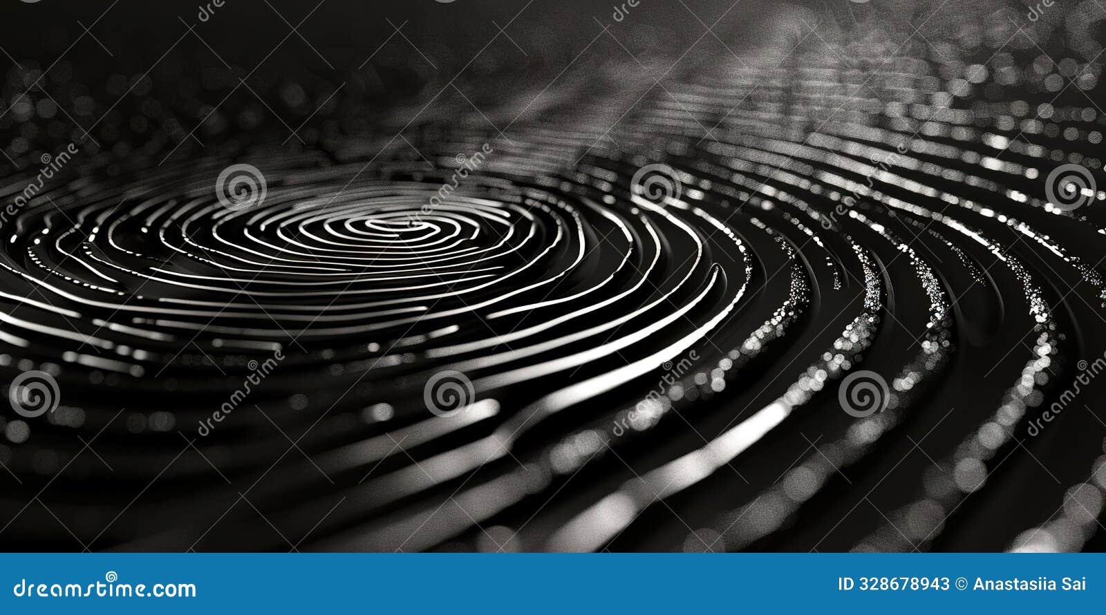 Fingerprint Abstract Background Stock Illustration - Illustration of ...