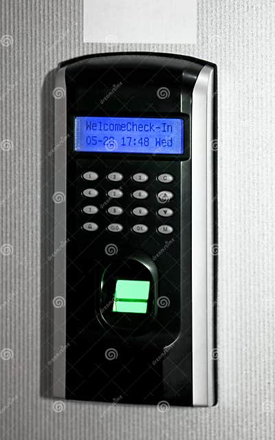 Fingerprint access stock image. Image of lock, fingerprint - 5737841