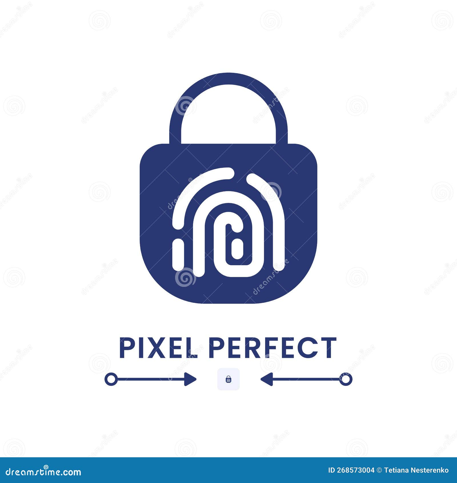 Fingerprint Access Black Solid Desktop Icon Stock Vector - Illustration of element, cybercrime ...