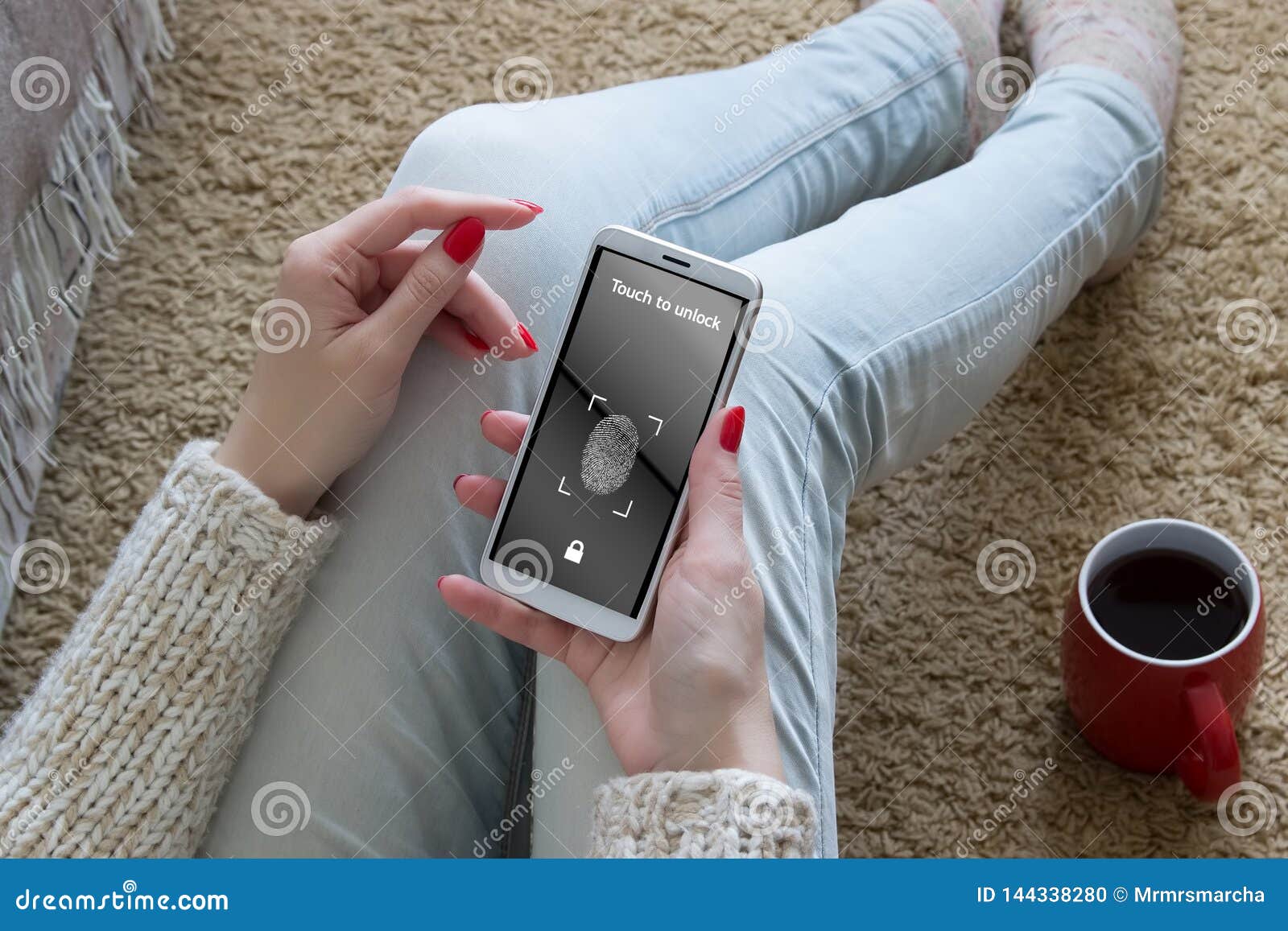 Fingerprint Access Code. Biometric Control. Authority Identity. Scanner ...