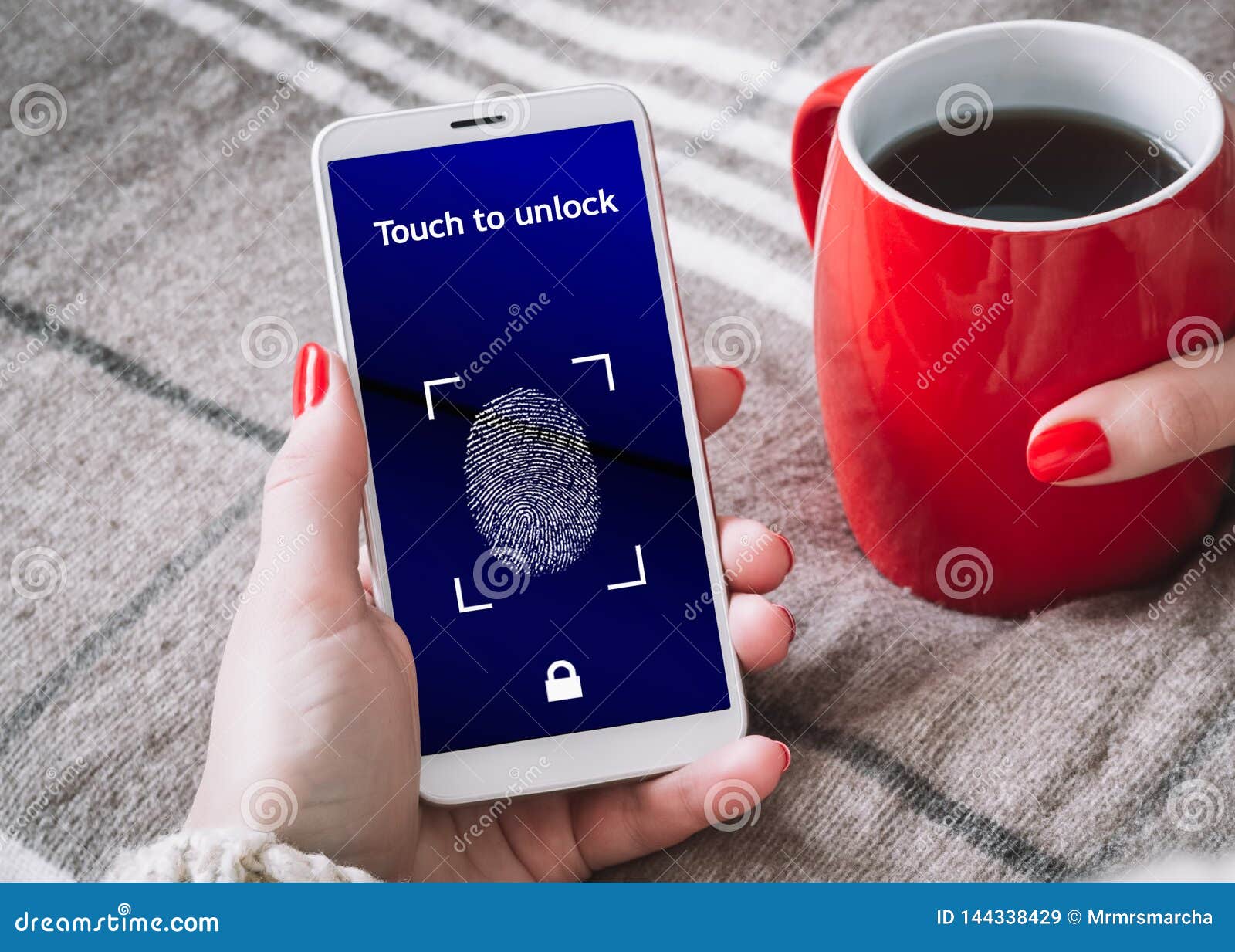 Fingerprint Access Code. Biometric Control. Authority Identity. Scanner ...