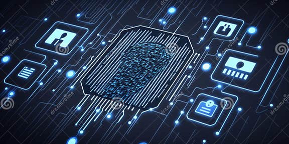 Fingerprint Authentication To Access Secured Computer Network & Digital ...