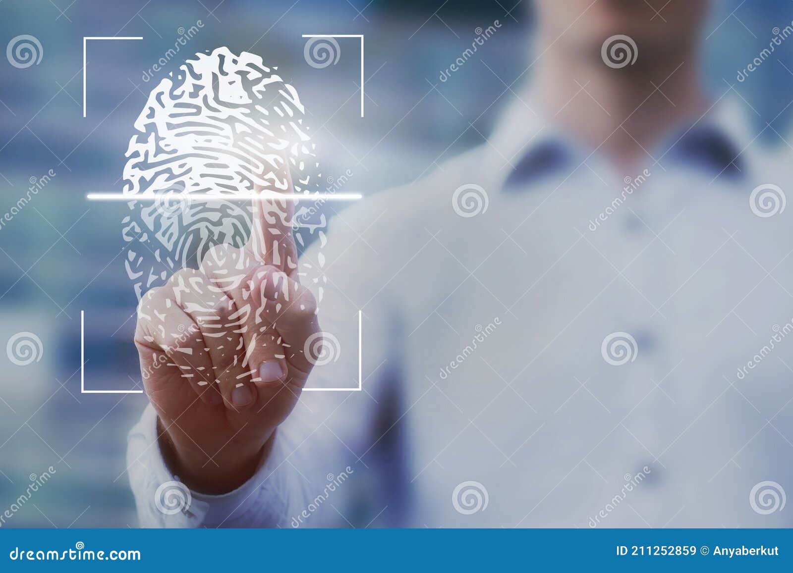 Fingerprint Authentification, Web Login Authorization Online, Data ...