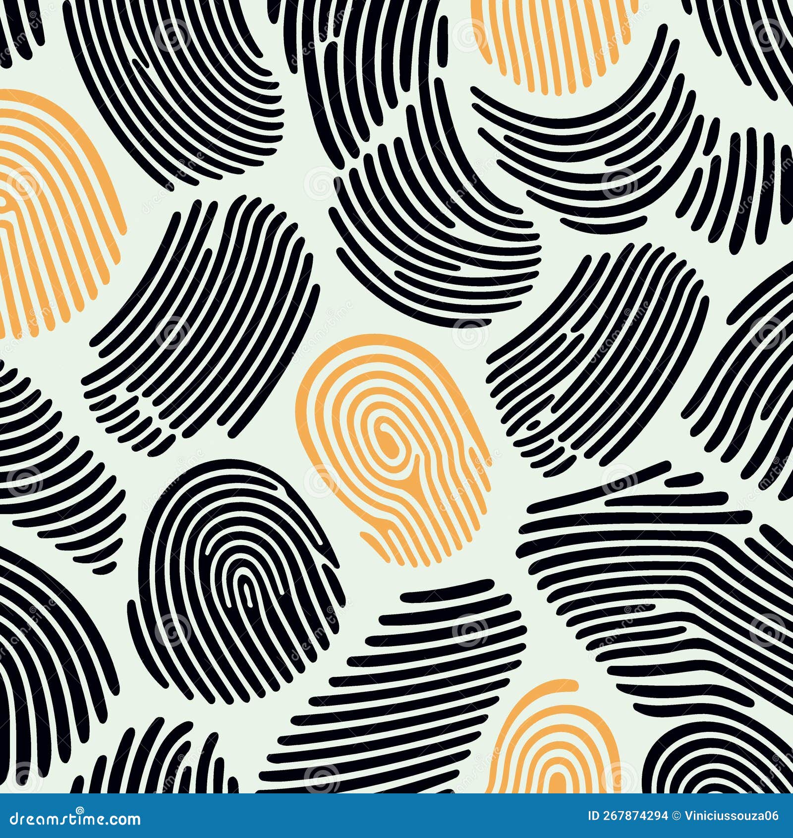 Fingerprint Based Abstract Vector Stock Vector - Illustration of finger ...