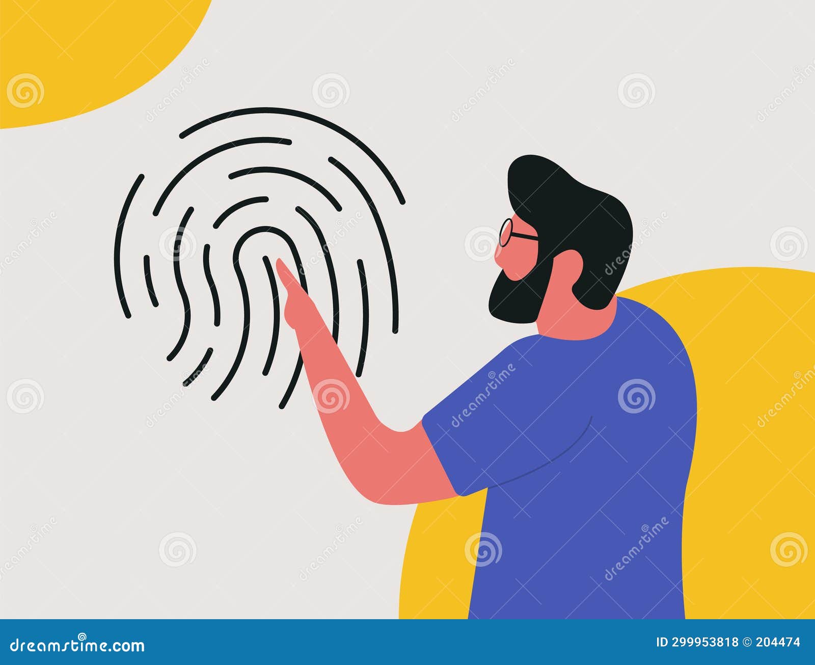 Fingerprint Biometrics Authentication Concept. Passwordless Identity ... Fingerprint Biometrics Authentication Concept. Passwordless Identity ...