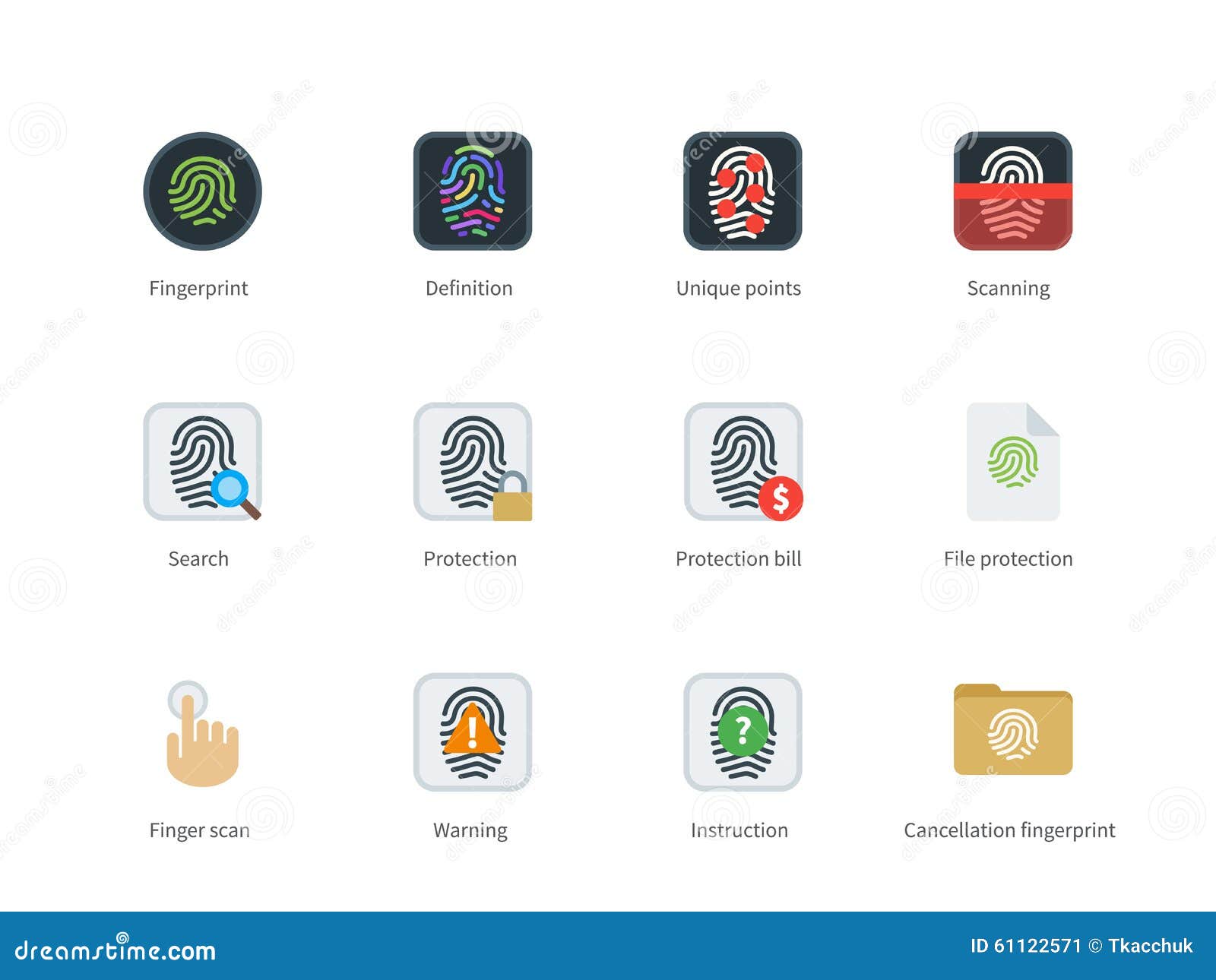 Fingerprint Color Stock Illustrations – 5,599 Fingerprint Color Stock ...