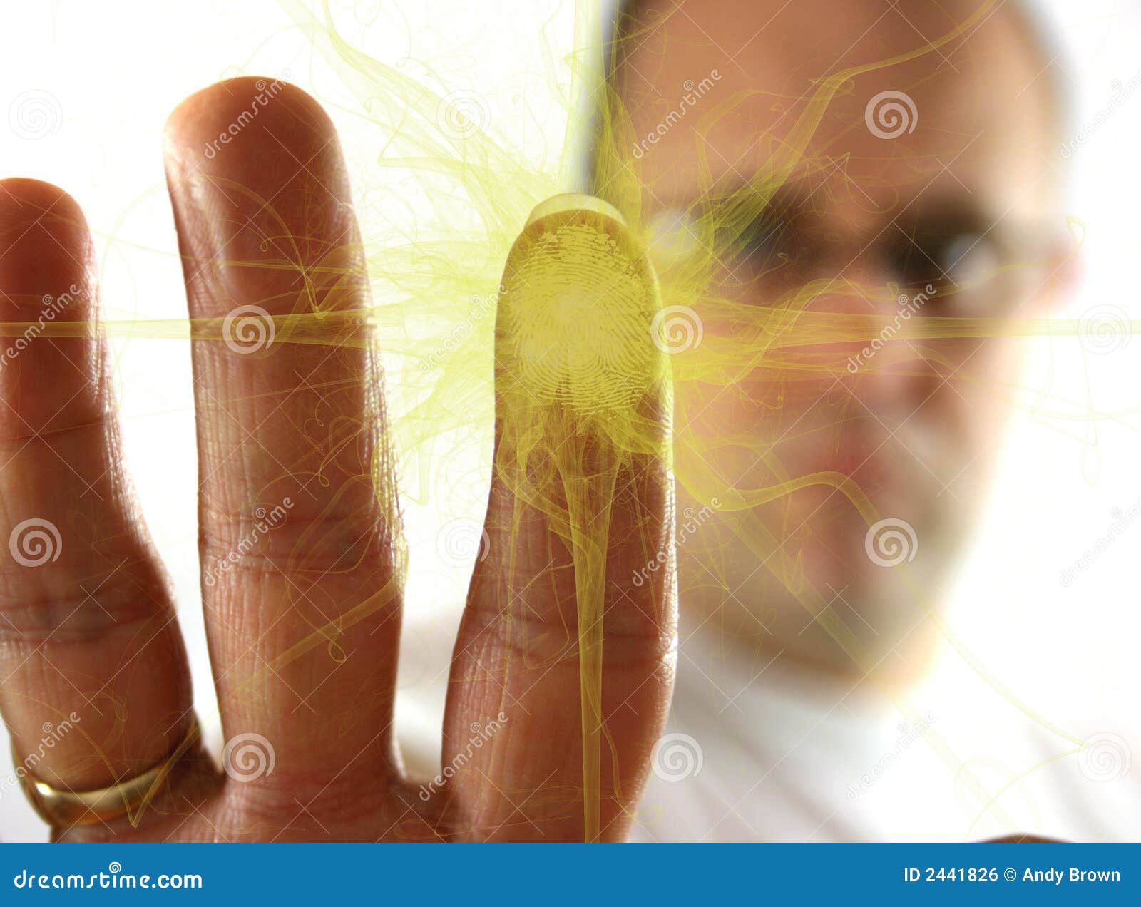 Fingerprint Explosion stock photo. Image of genetic, suspect - 2441826