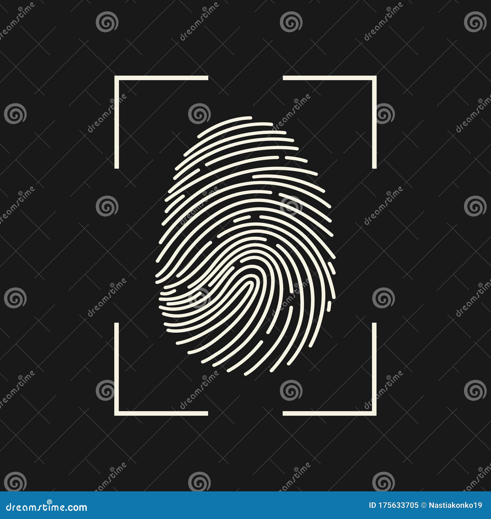 Fingerprint Icon. Cyber Security Concept. Digital Security ... Fingerprint Icon. Cyber Security Concept. Digital Security ...