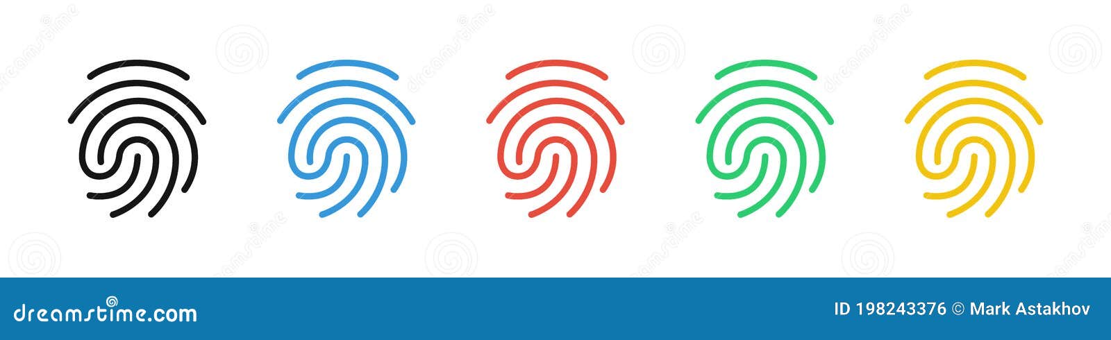 Fingerprint Scaner Simple App Icon, Authentication Symbol, Digital ... Fingerprint Scaner Simple App Icon, Authentication Symbol, Digital ...