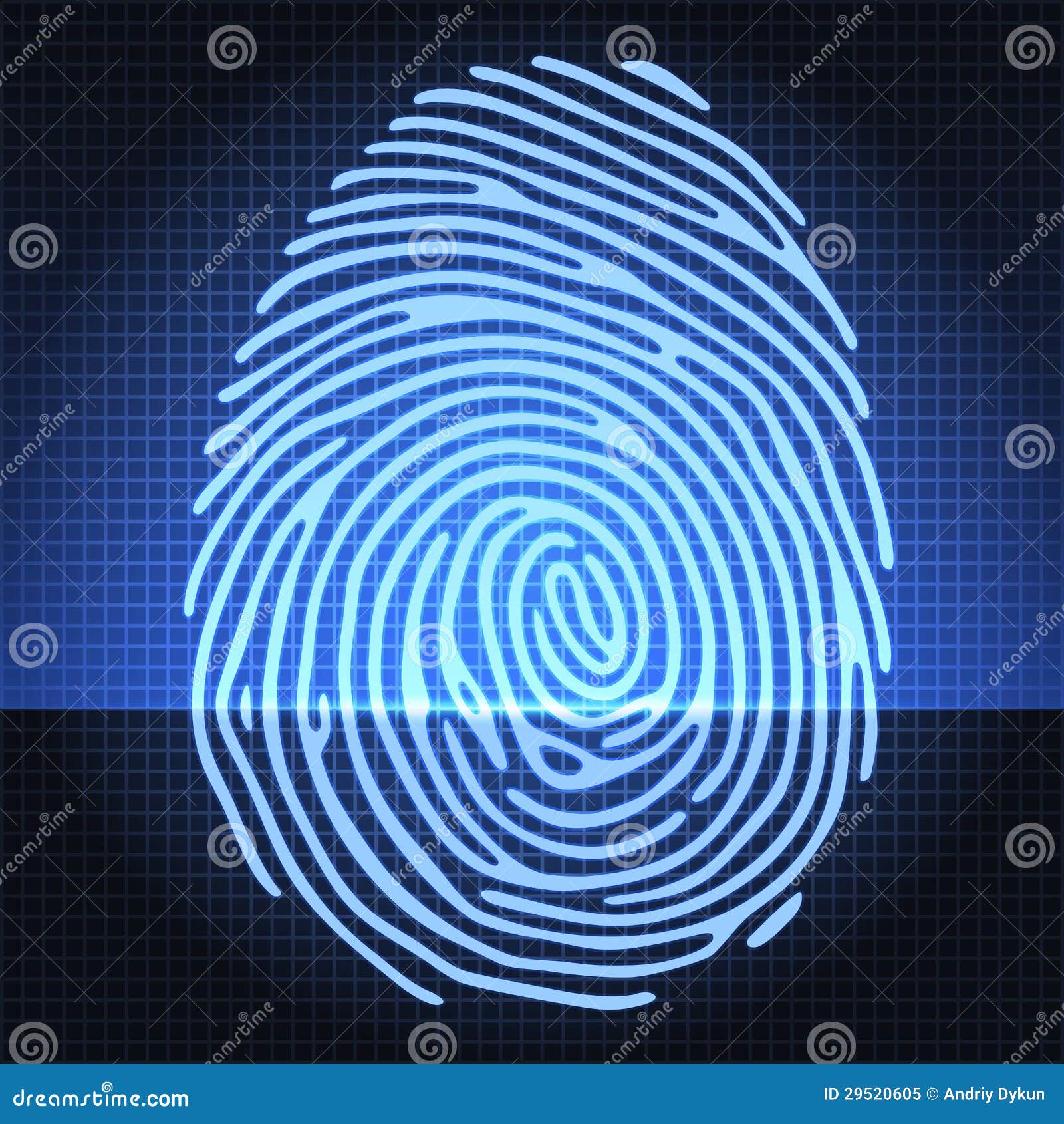 Fingerprint Identification System Royalty Free Stock Photo - Image ...