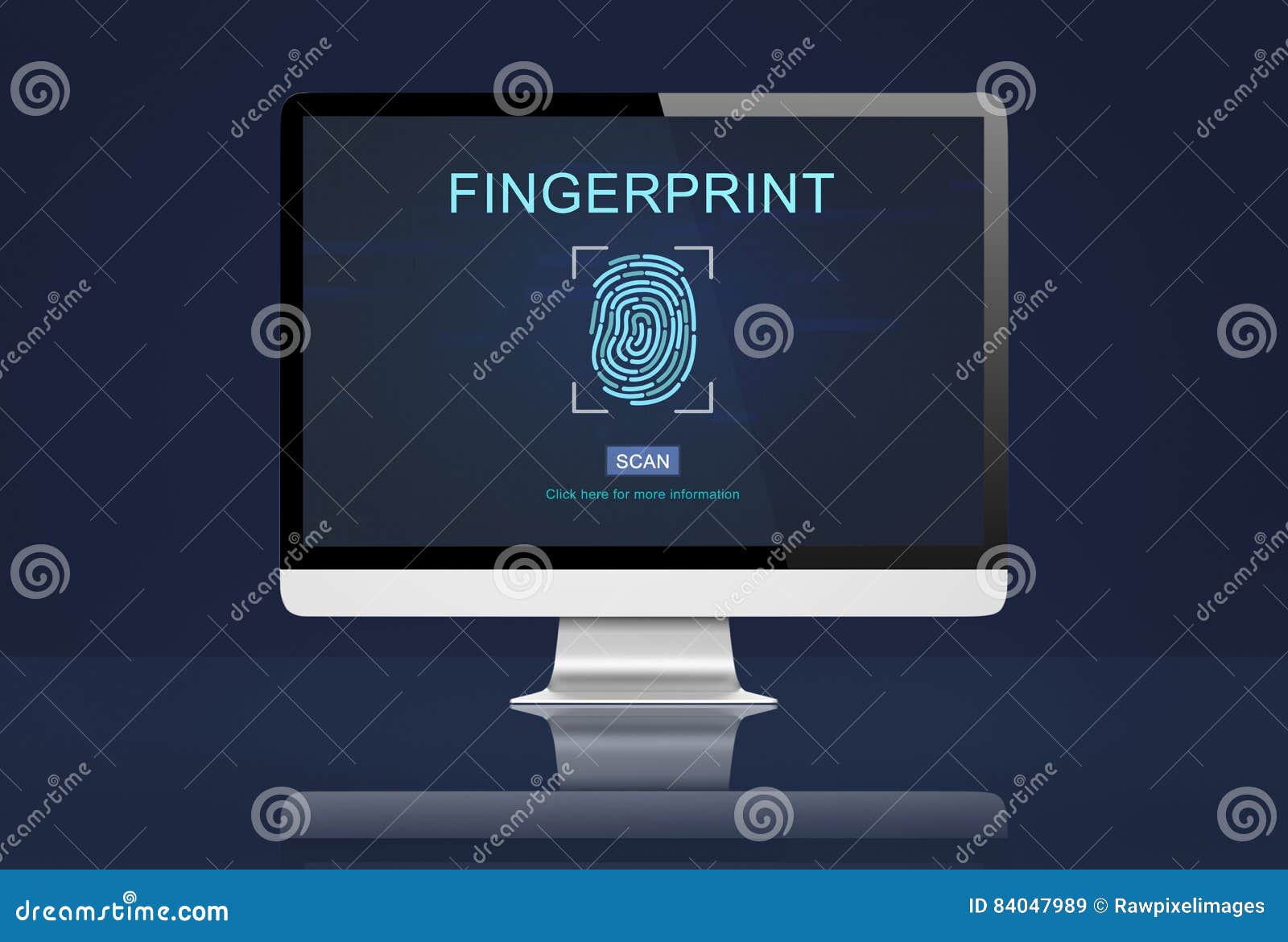 Fingerprint Identity Thumbprint Id Concept Stock Illustration ...