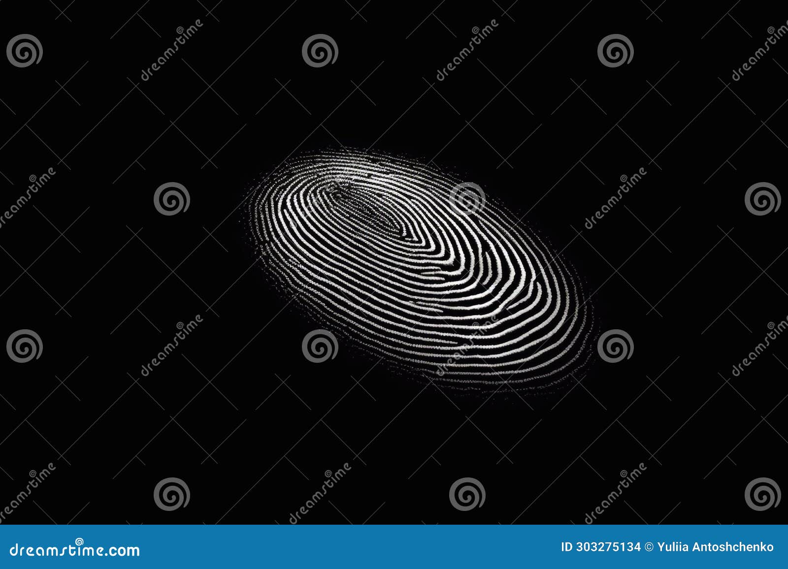 Fingerprint. Identity Verification. Protection of Personal Data Stock ...