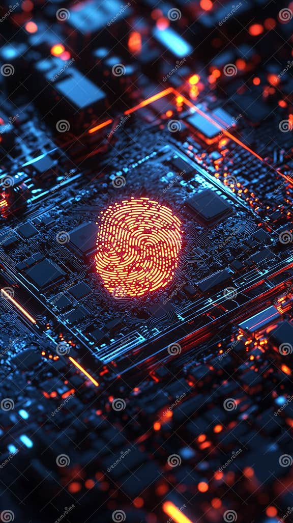 Fingerprint Imprint on Computer Chip Surface for Security and ...