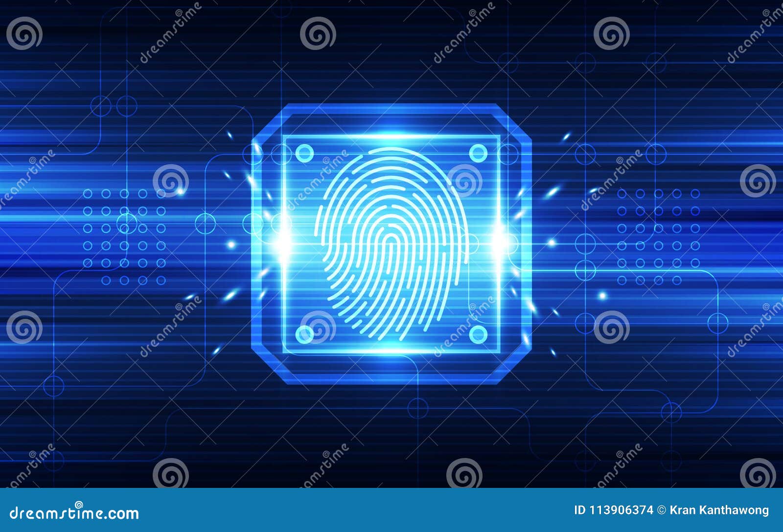 Fingerprint Integrated in a Printed Circuit, Releasing Binary Codes ...