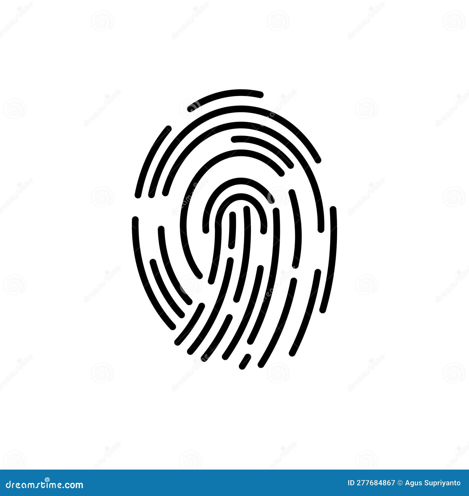 Fingerprint Logo,fingerprint Scan Logo for Business Card Identity ...