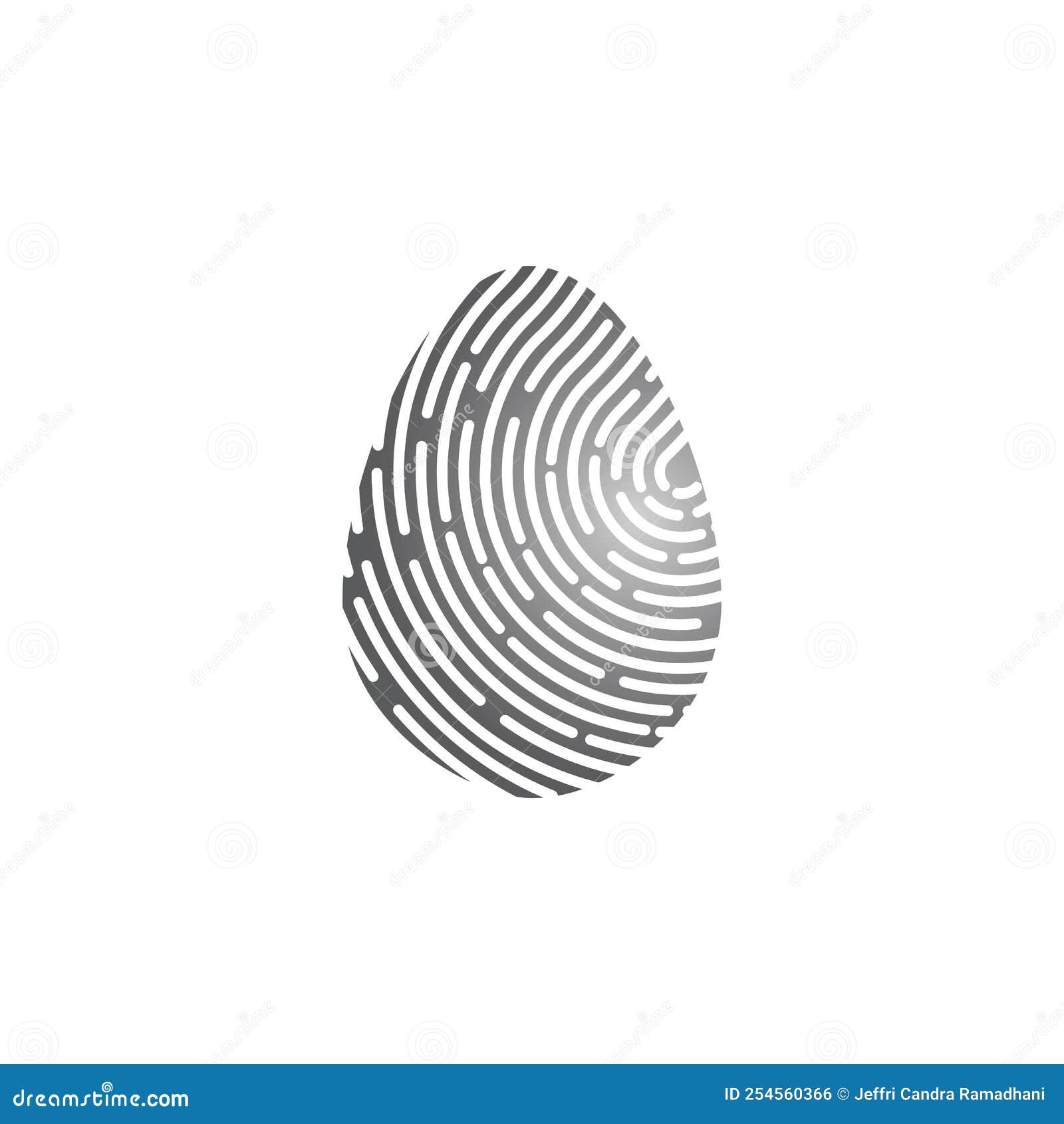 Fingerprint Logo Vector Illustration Stock Vector - Illustration of ...