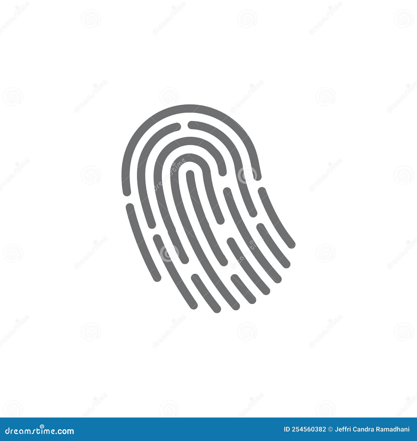 Fingerprint Logo Vector Illustration Stock Vector - Illustration of ...