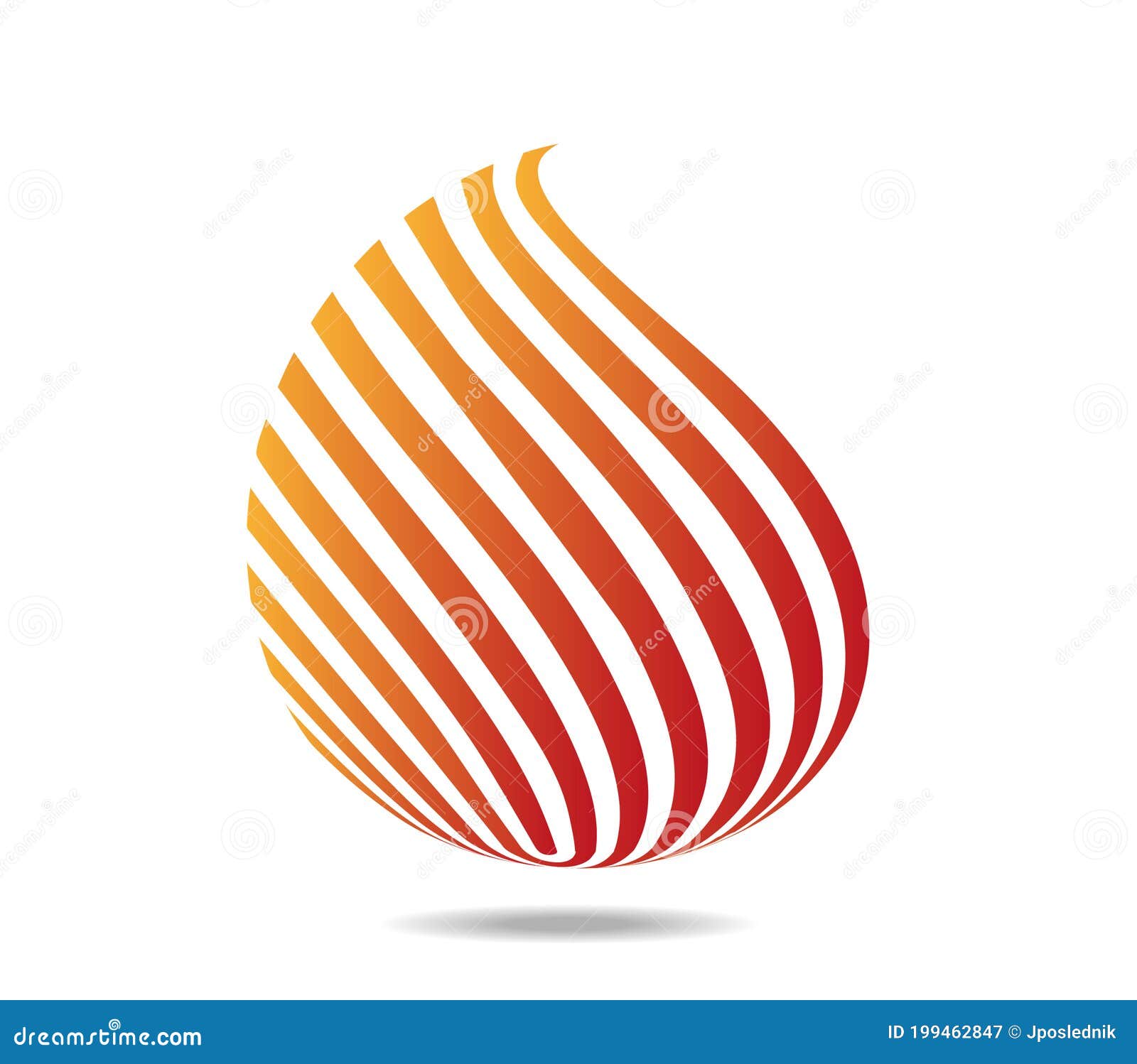 Fingerprint Multiple Parallel Lines Wound Around a Transparent Ball ...