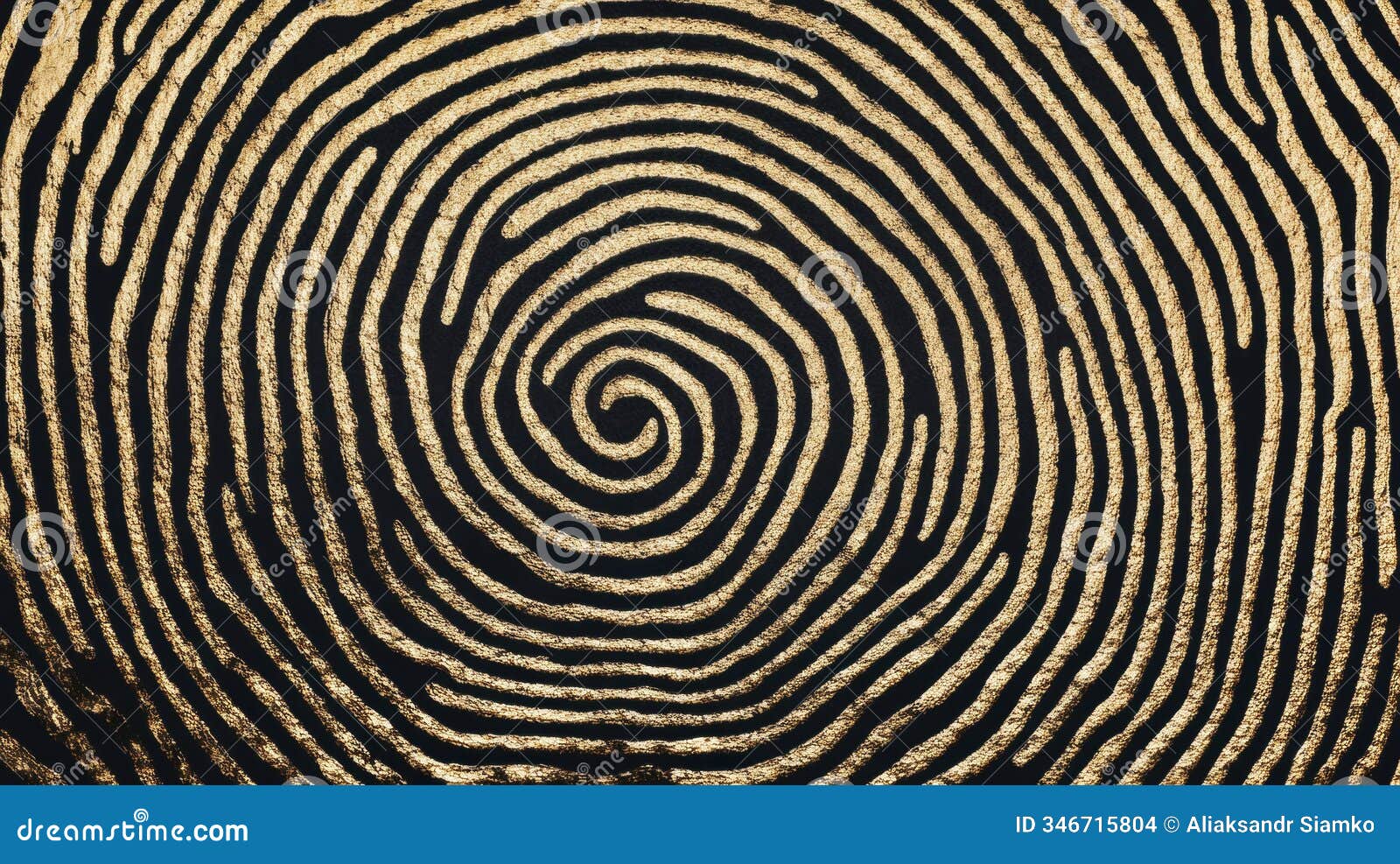 Fingerprint Pattern Representing Biometric Identity Concept Stock ...