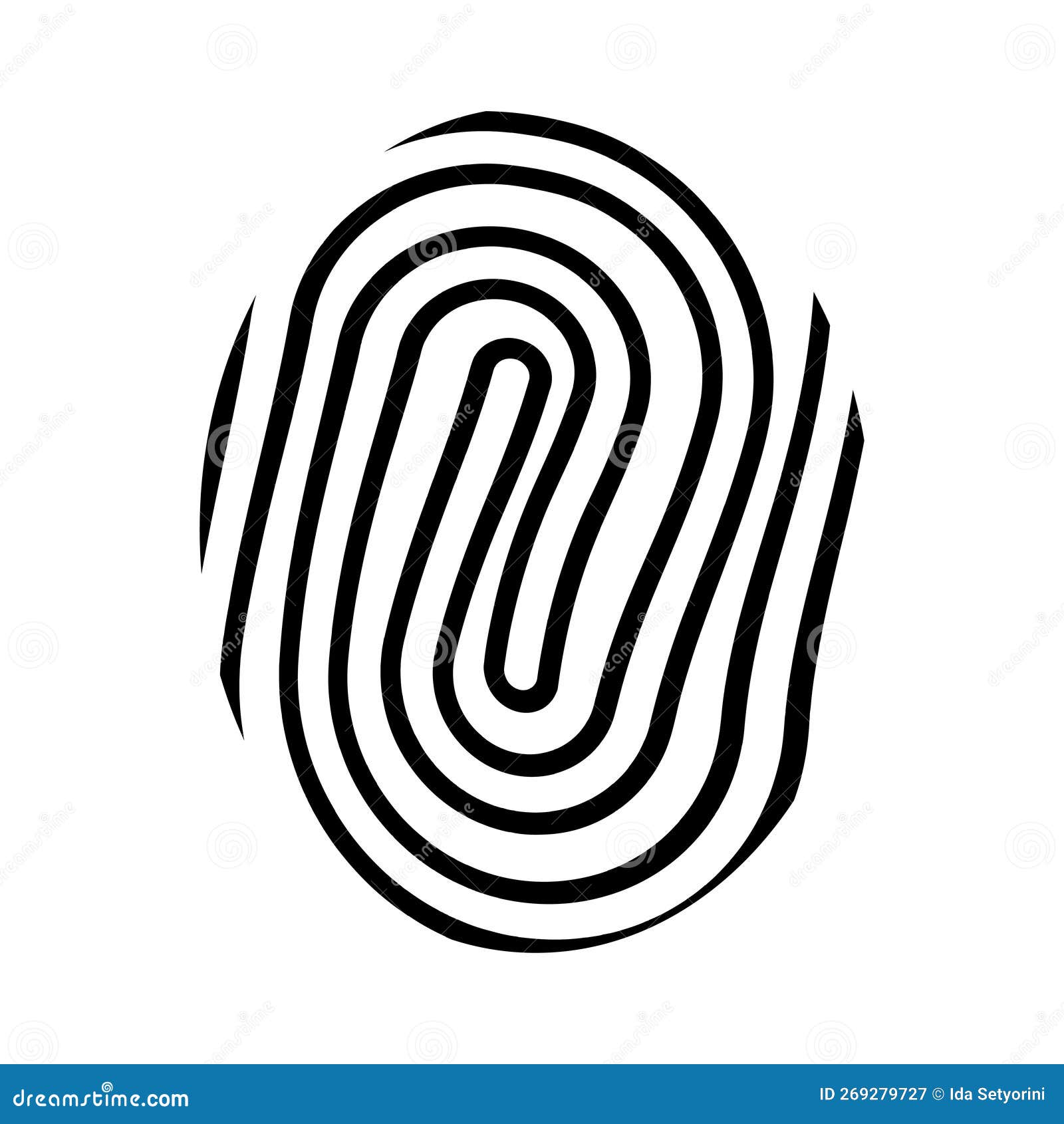 Fingerprint Probe Logo Vector Stock Illustration - Illustration of sign ...