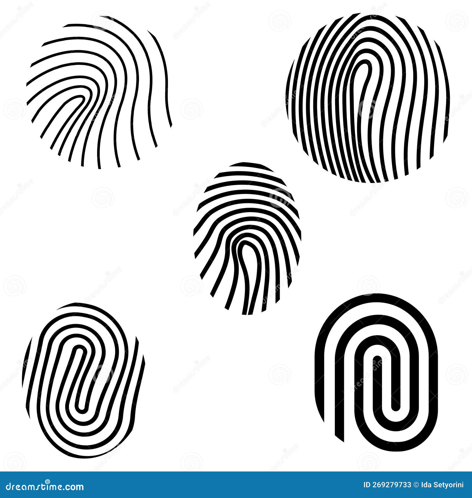 Fingerprint Probe Logo Vector Stock Illustration - Illustration of ...