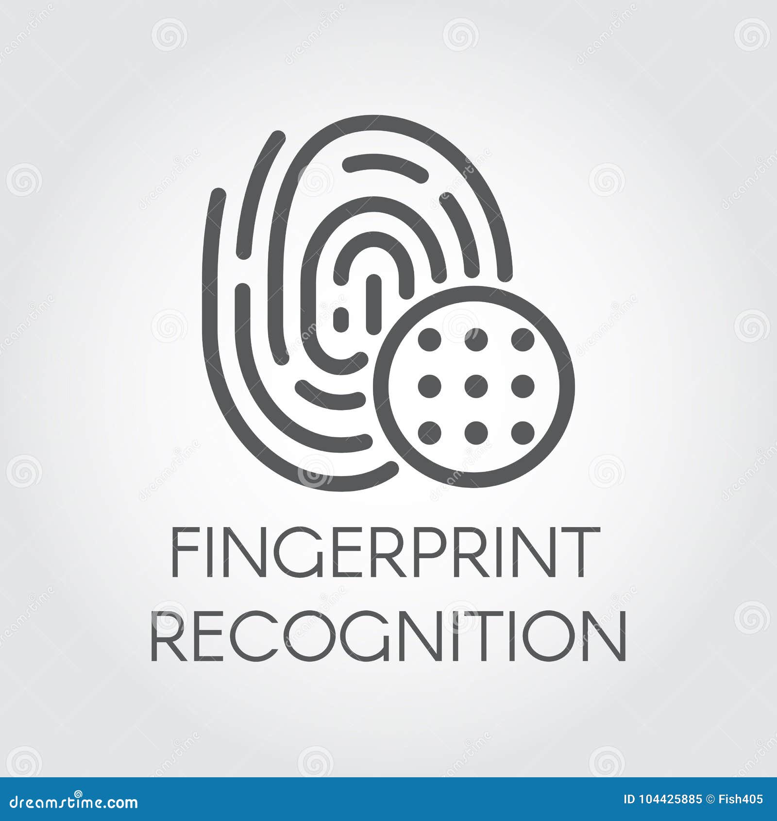 Fingerprint Recognition Line Icon. Identity Biometric Scanning Finger ... Fingerprint Recognition Line Icon. Identity Biometric Scanning Finger ...