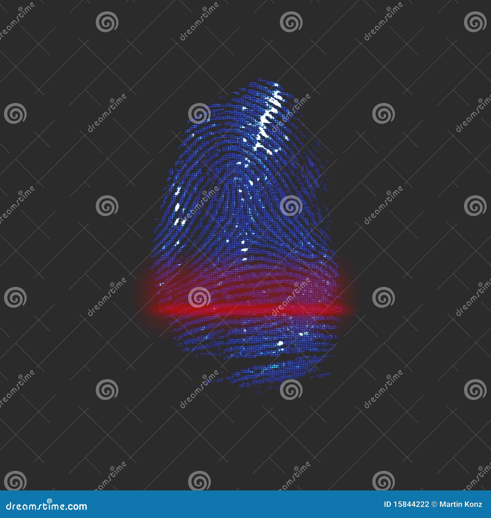 Fingerprint scan stock photo. Image of biometric, validation - 15844222