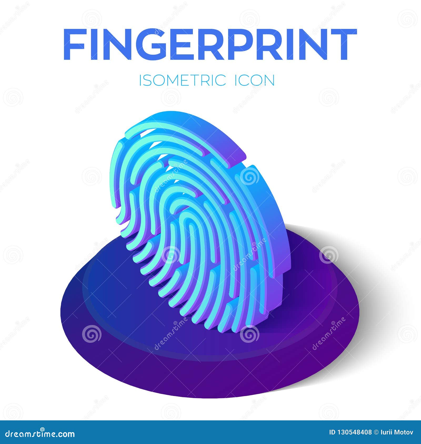 Isometric Finger Print Scan For Enter Security System, Biometric Access ... Isometric Finger Print Scan For Enter Security System, Biometric Access ...