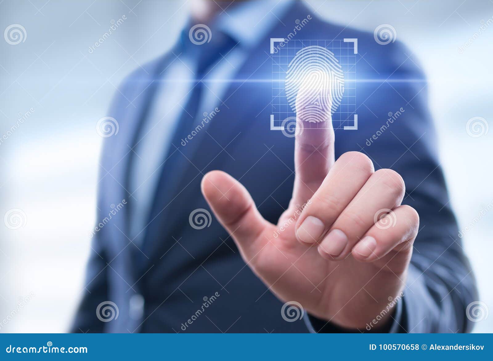 Fingerprint Scan For Secure Access To Protected Data Network With ... Fingerprint Scan For Secure Access To Protected Data Network With ...
