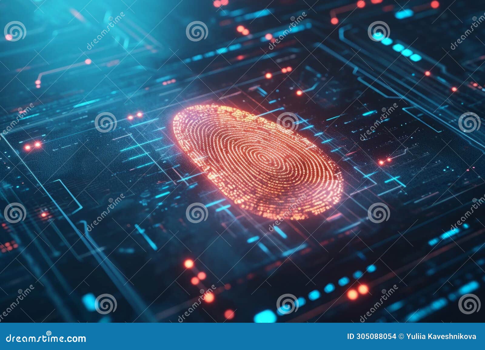 Fingerprint Scanner Digital Footprint Computer Security Safety Tracking ...