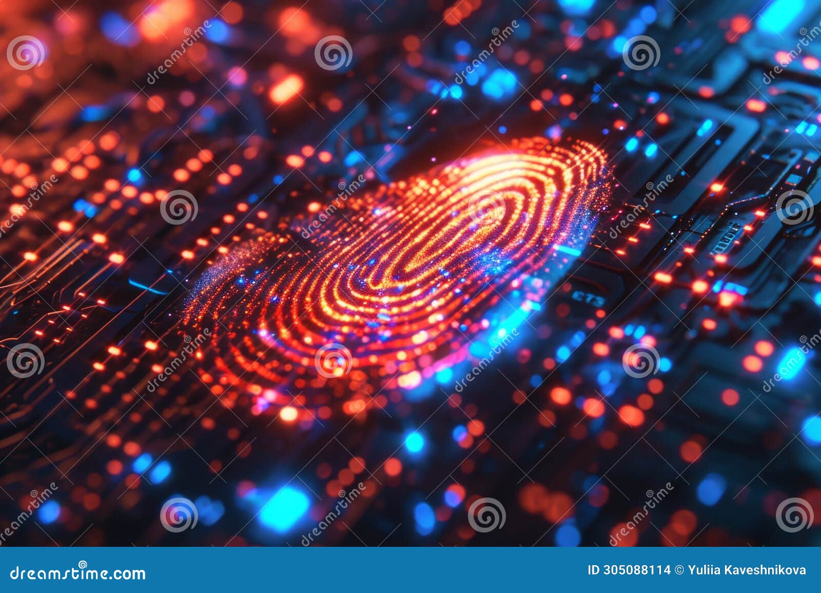 Fingerprint Scanner Digital Footprint Computer Security Safety Tracking ...