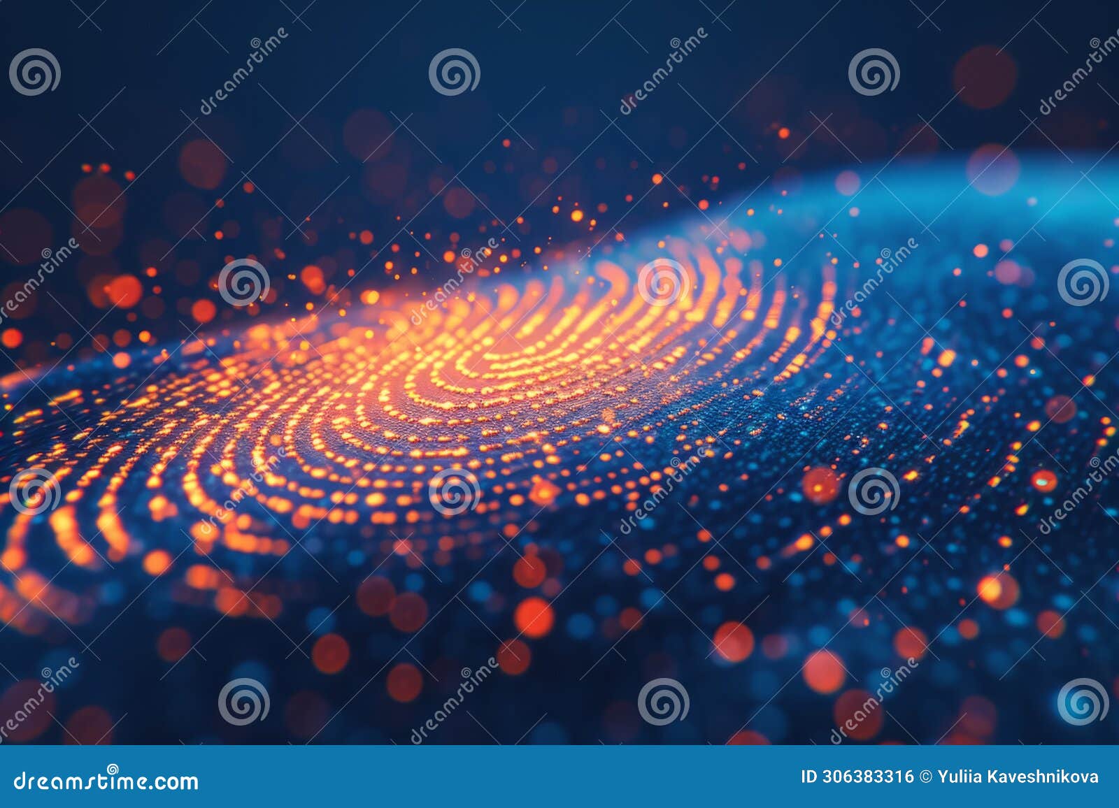 Fingerprint Scanner Digital Footprint Computer Security Safety Tracking ...