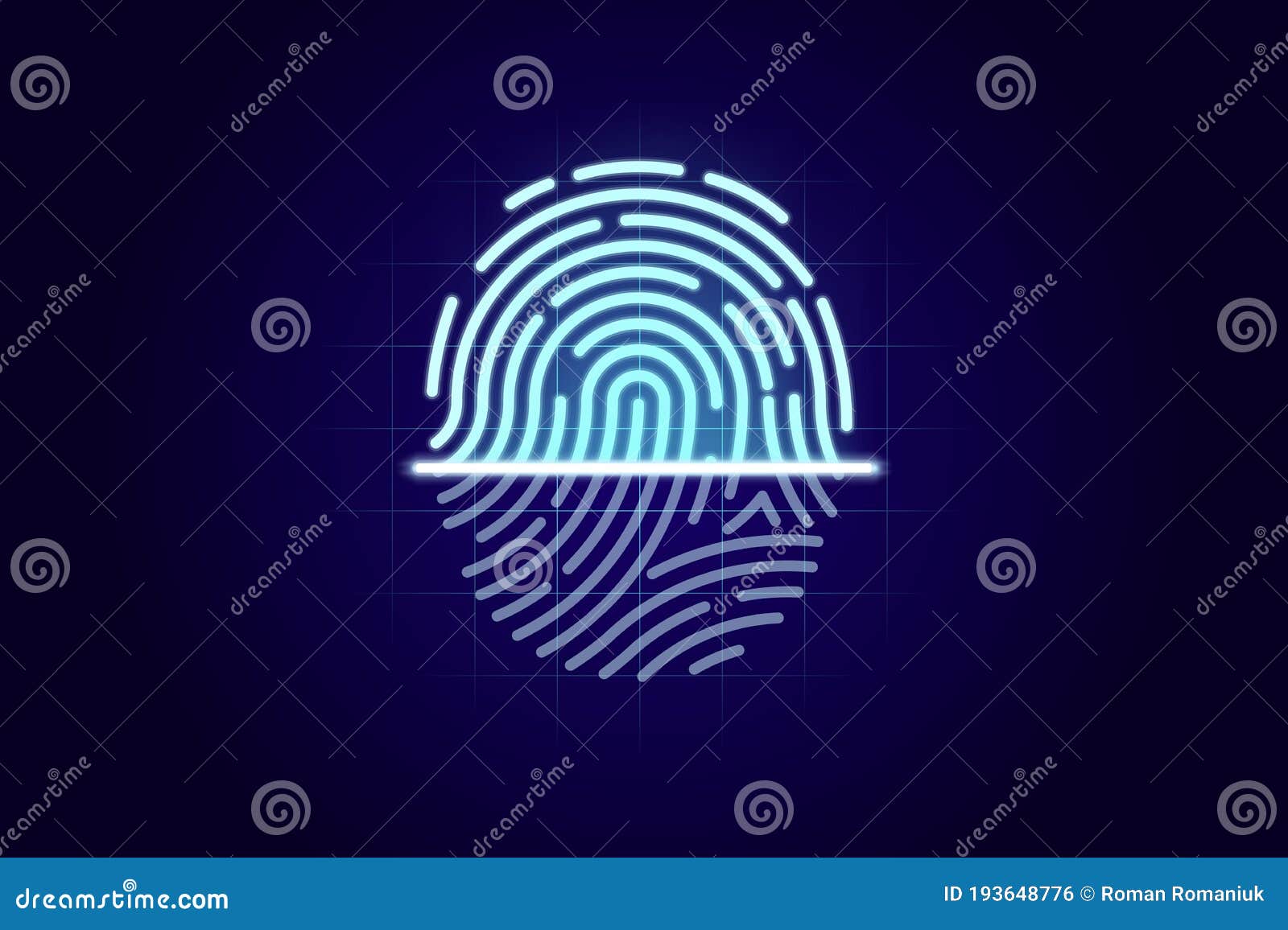 Fingerprint Scanner, Identification System. Personal Biometric ...