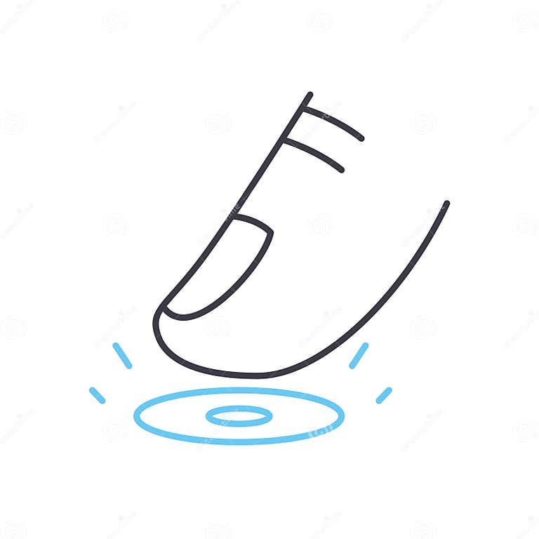 Fingerprint Scanner Line Icon, Outline Symbol, Vector Illustration ... Fingerprint Scanner Line Icon, Outline Symbol, Vector Illustration ...