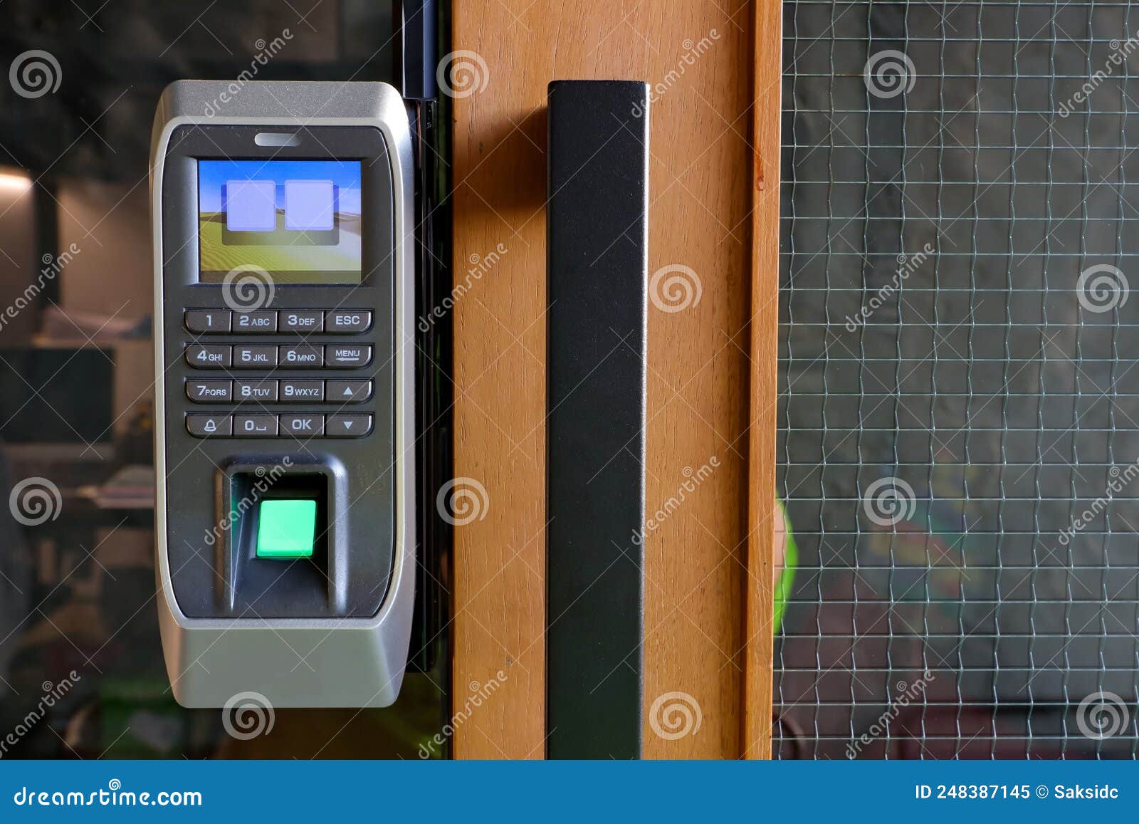 Fingerprint Scanner for Security Access Inside the Office and Record ...