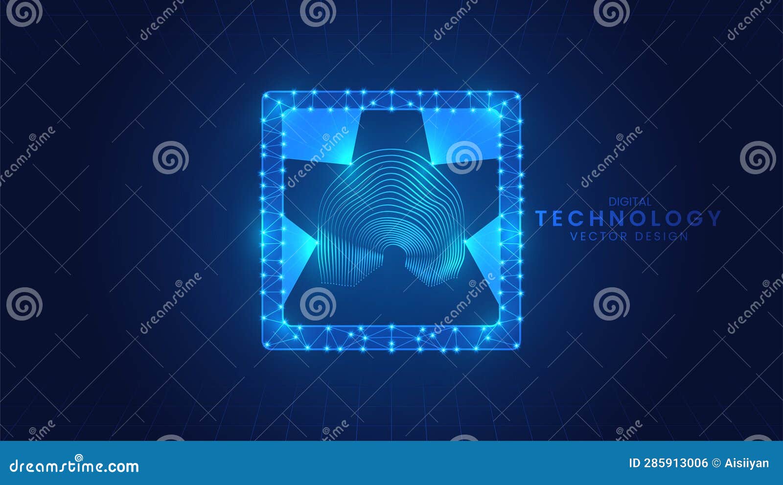 Neon Eye Identify Icon. Glowing Neon Eye Scanner Sign, Outline Iris ...