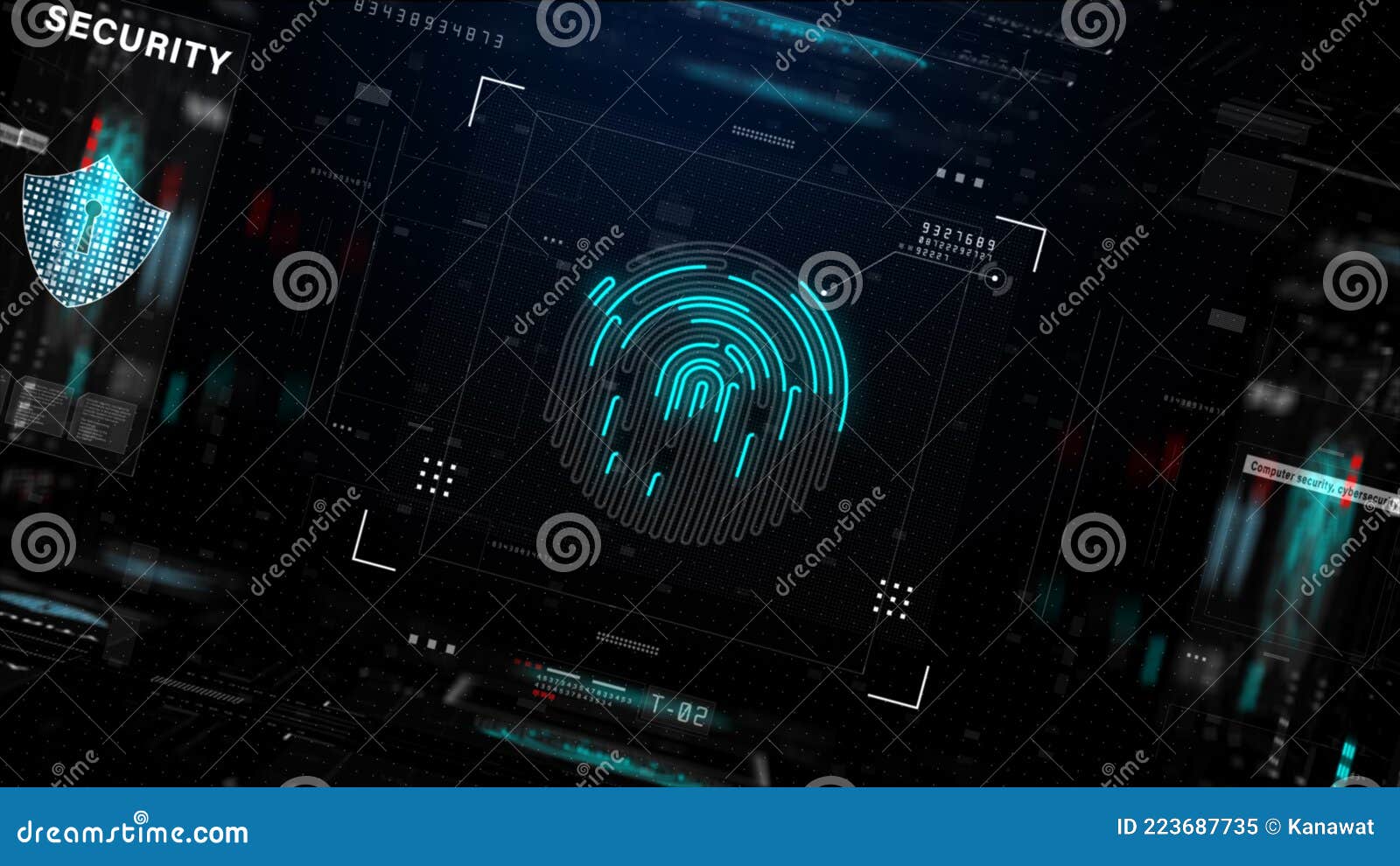 Fingerprint Scanning for Secure Access, Cybersecurity Technology Data ...