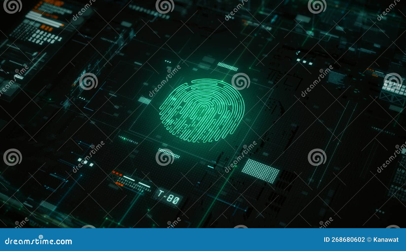 Fingerprint Scanning for Secure Access, Cybersecurity Technology Data ...