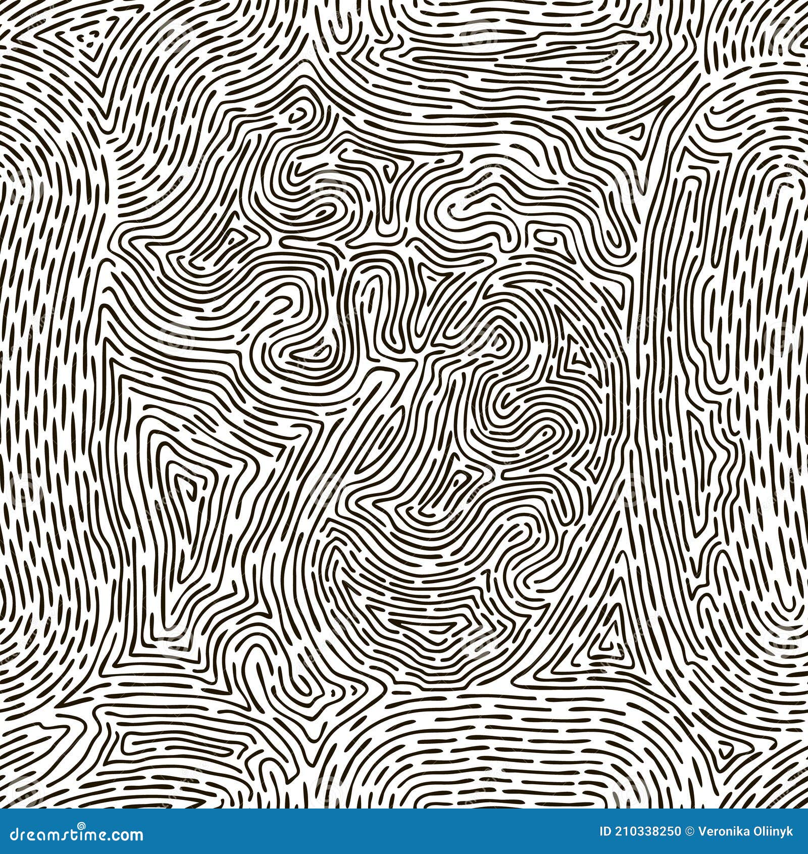 Fingerprint Seamless Pattern. Human Thumb Fingerprints Lines, Abstract ... Fingerprint Seamless Pattern. Human Thumb Fingerprints Lines, Abstract ...