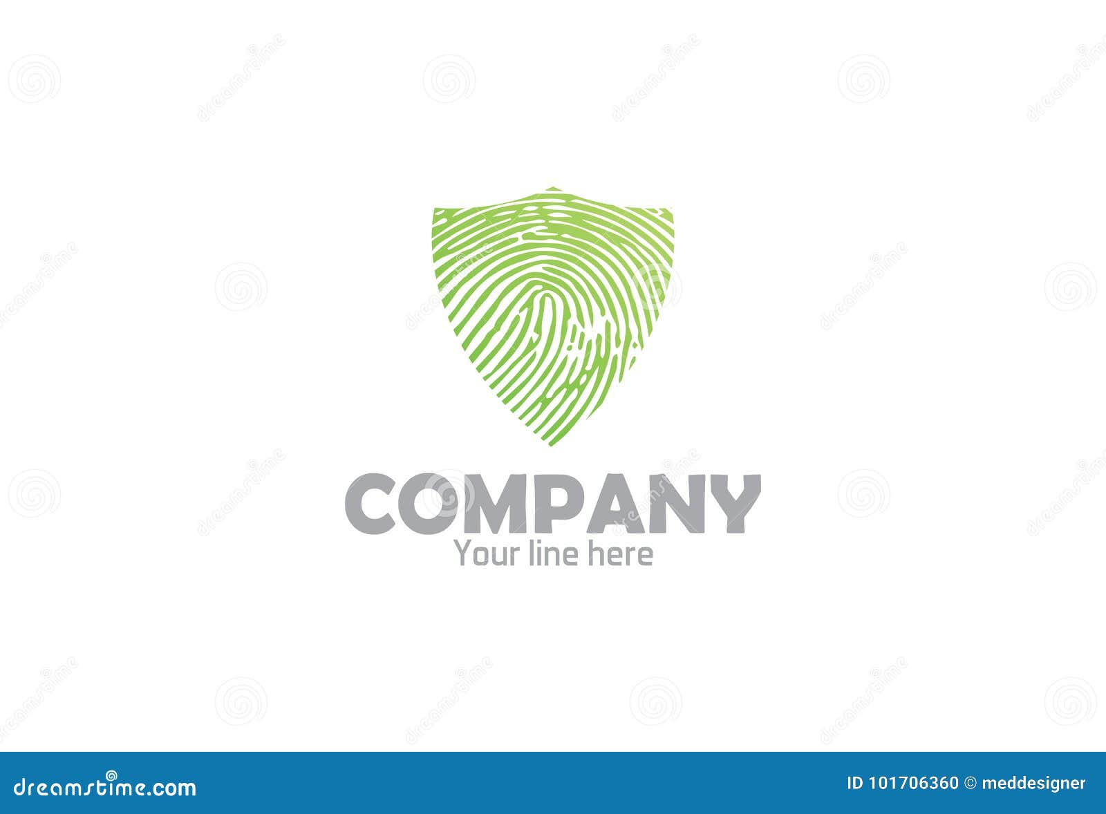 Fingerprint security logo stock vector. Illustration of equipment ...