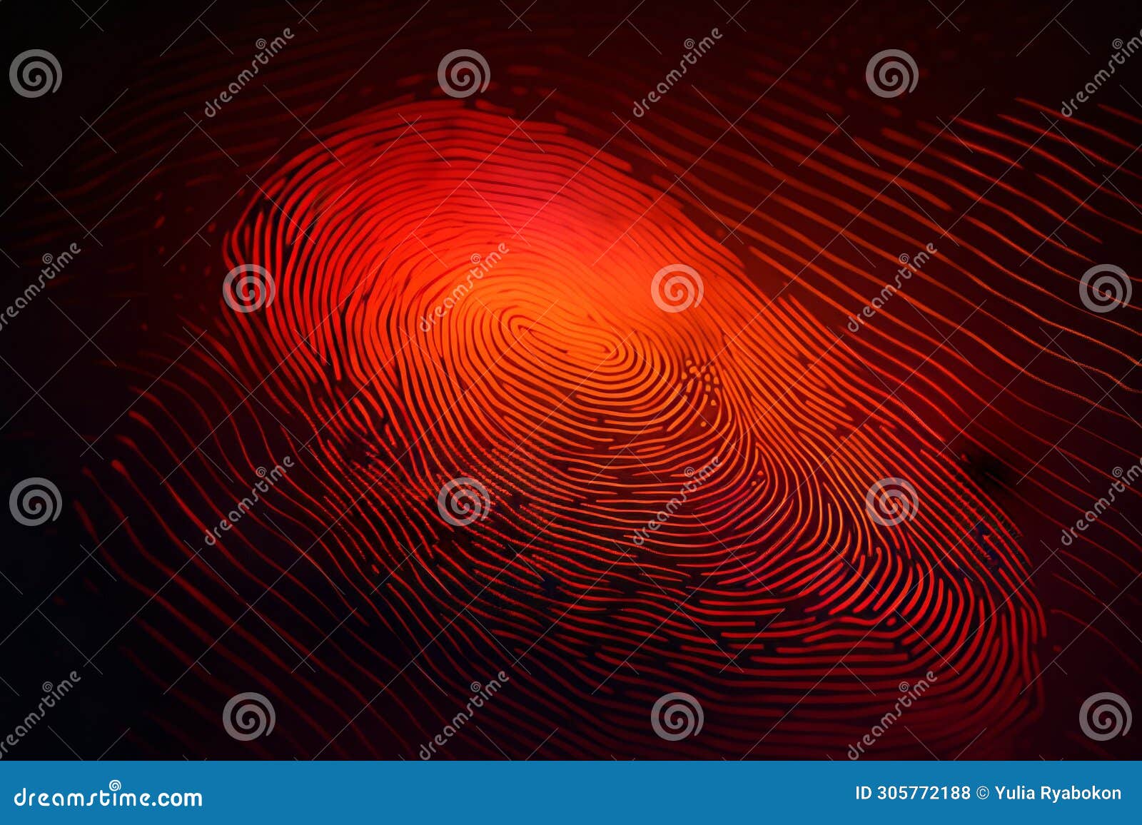 Fingerprint Theme Deep Abstract Background. Generate Ai Stock ...