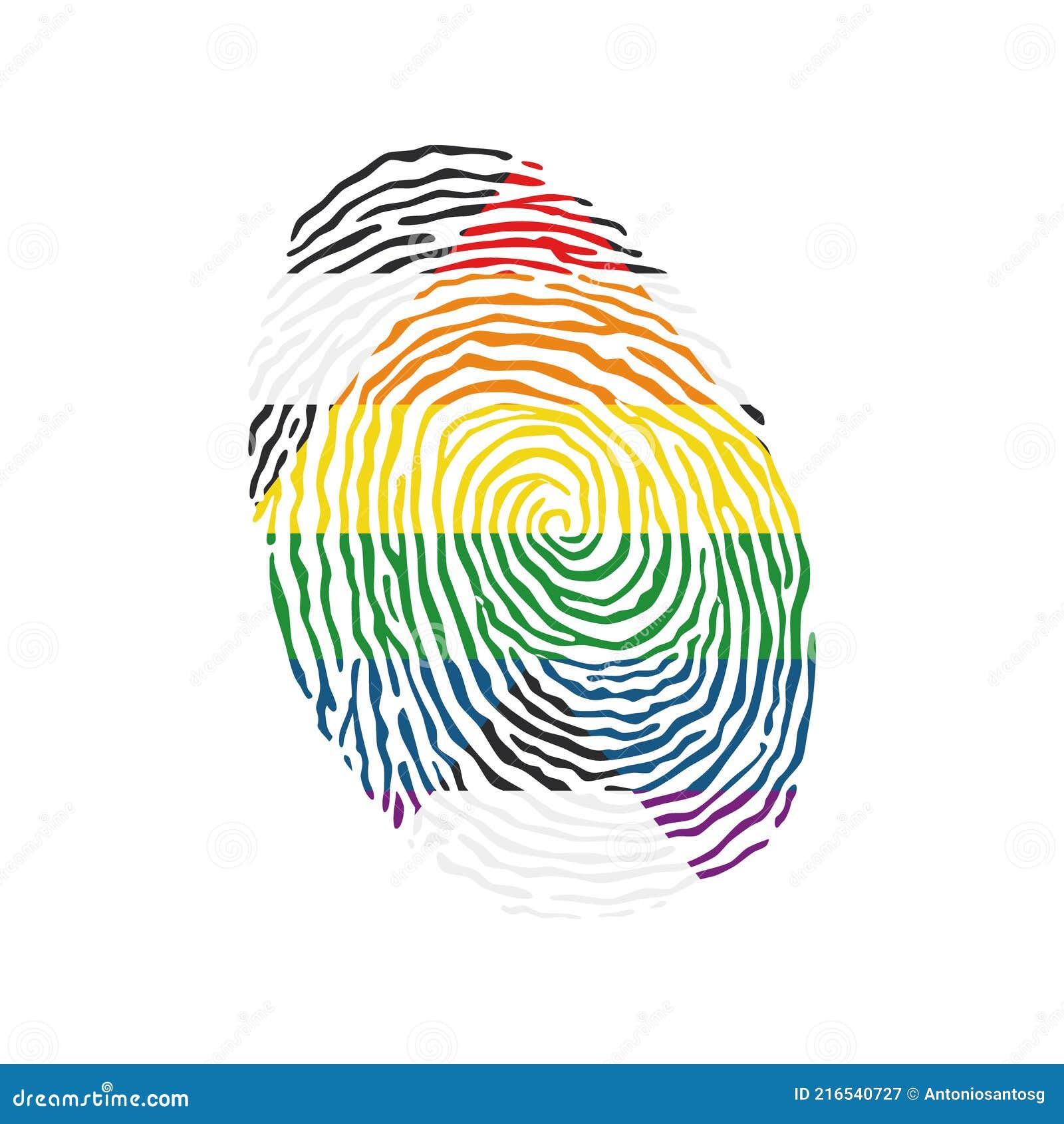 Straight Ally Flag Waving Vector Illustration Designed With Correct ...