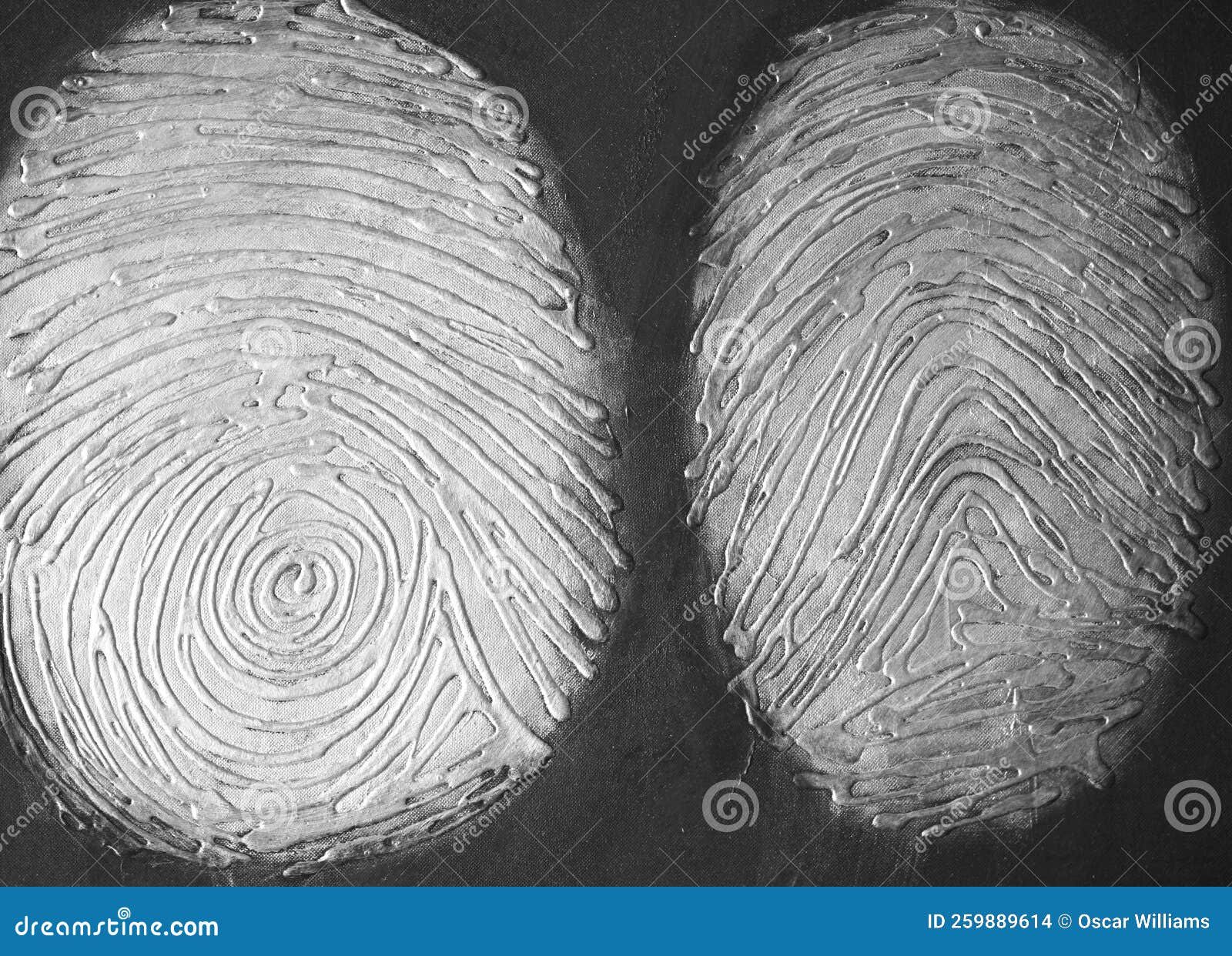 Fingerprints Abstract on a Wall. Stock Photo - Image of fingers, wall ...