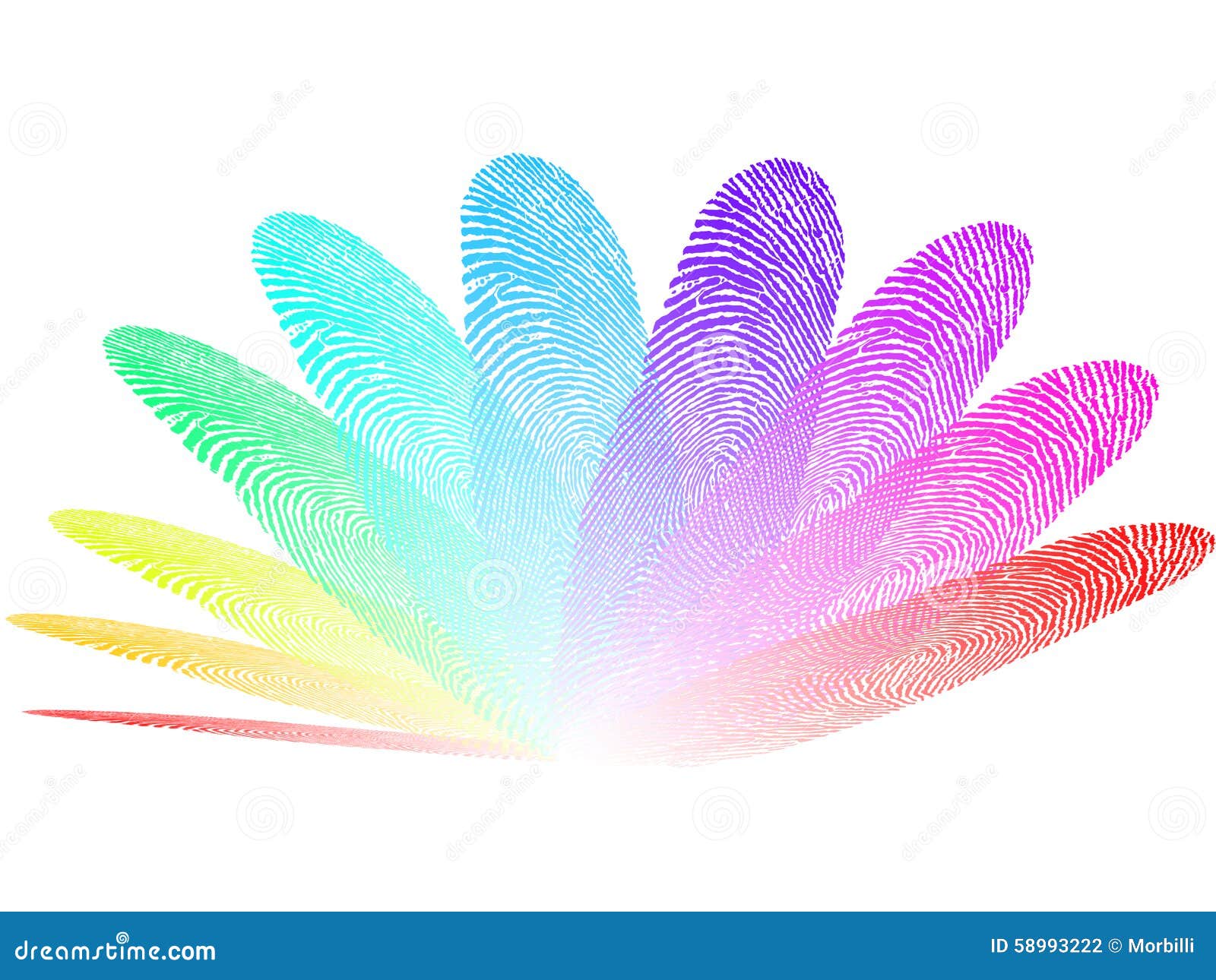 Colorful Fingerprint Png