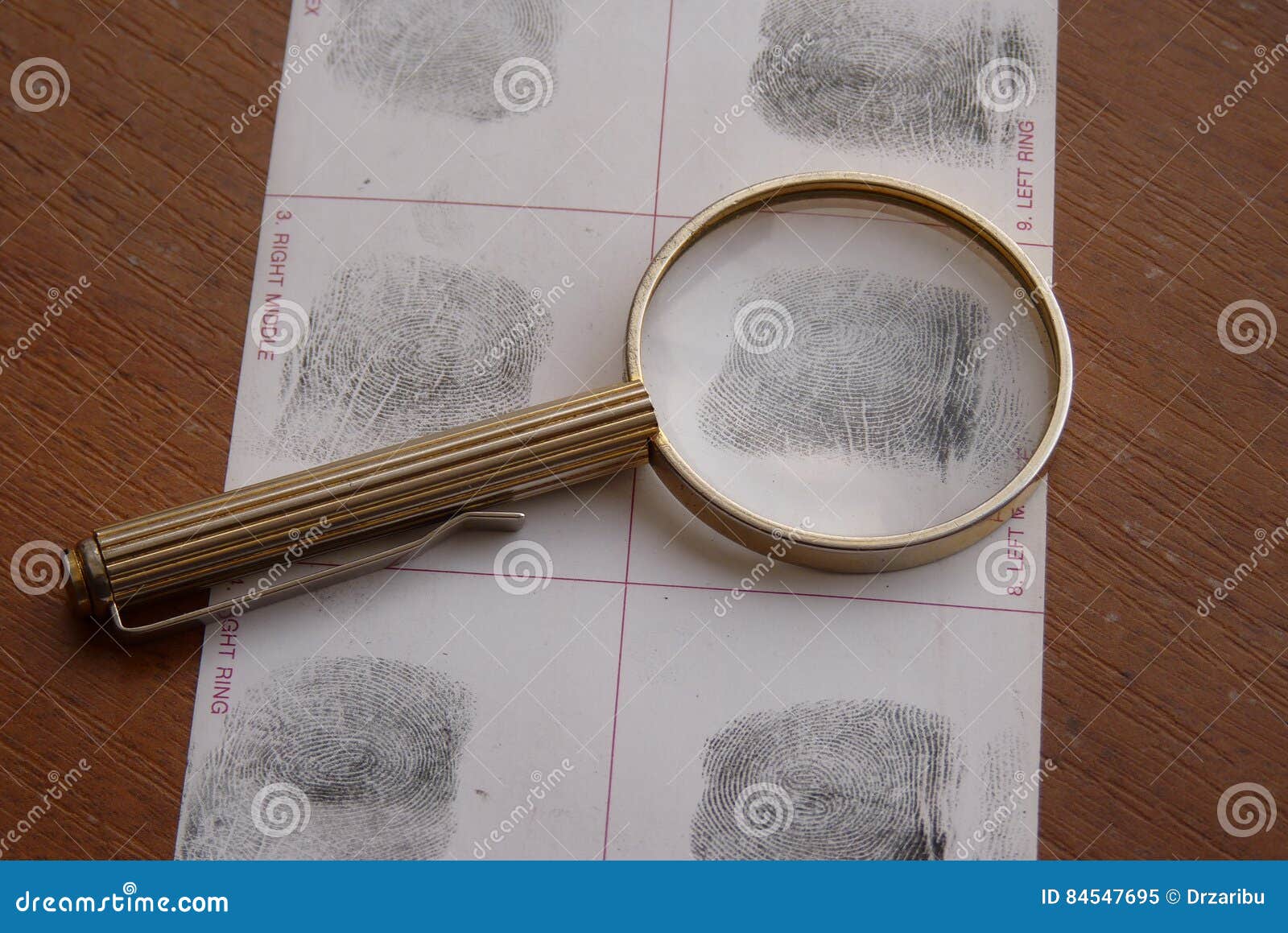 Fingerprints examination stock image. Image of checking - 84547695