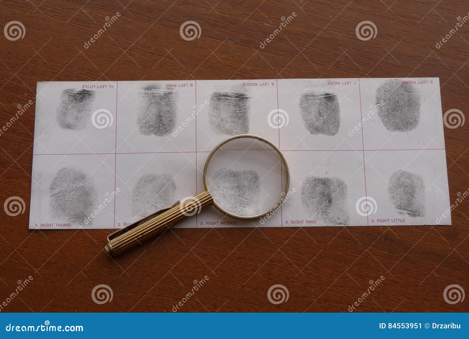 Fingerprints examination stock image. Image of fingerprints - 84553951