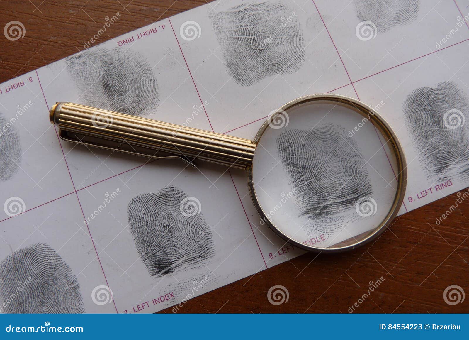 Fingerprints examination stock image. Image of fingerprint - 84554223
