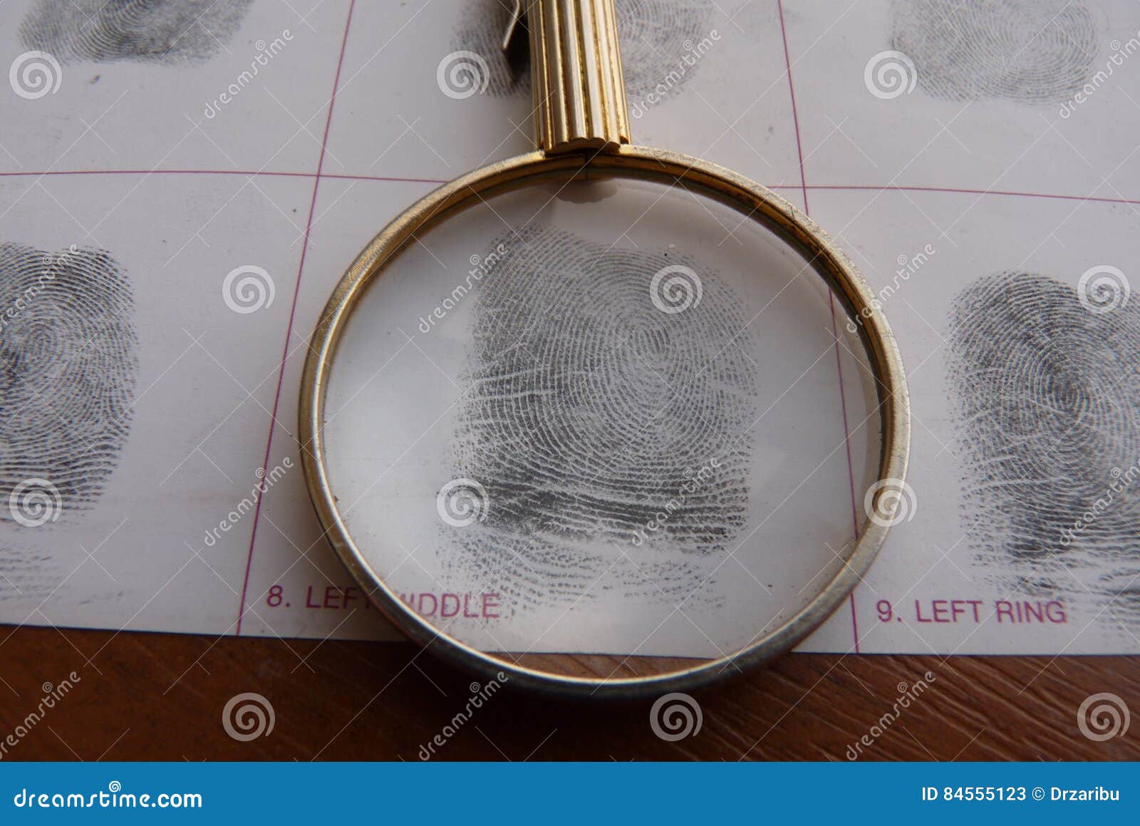 Fingerprints examination stock image. Image of fingerprint - 84555123